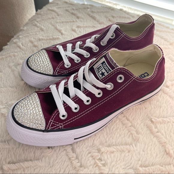 Converse | Shoes | Custom Bling All Star Converse | Poshmark